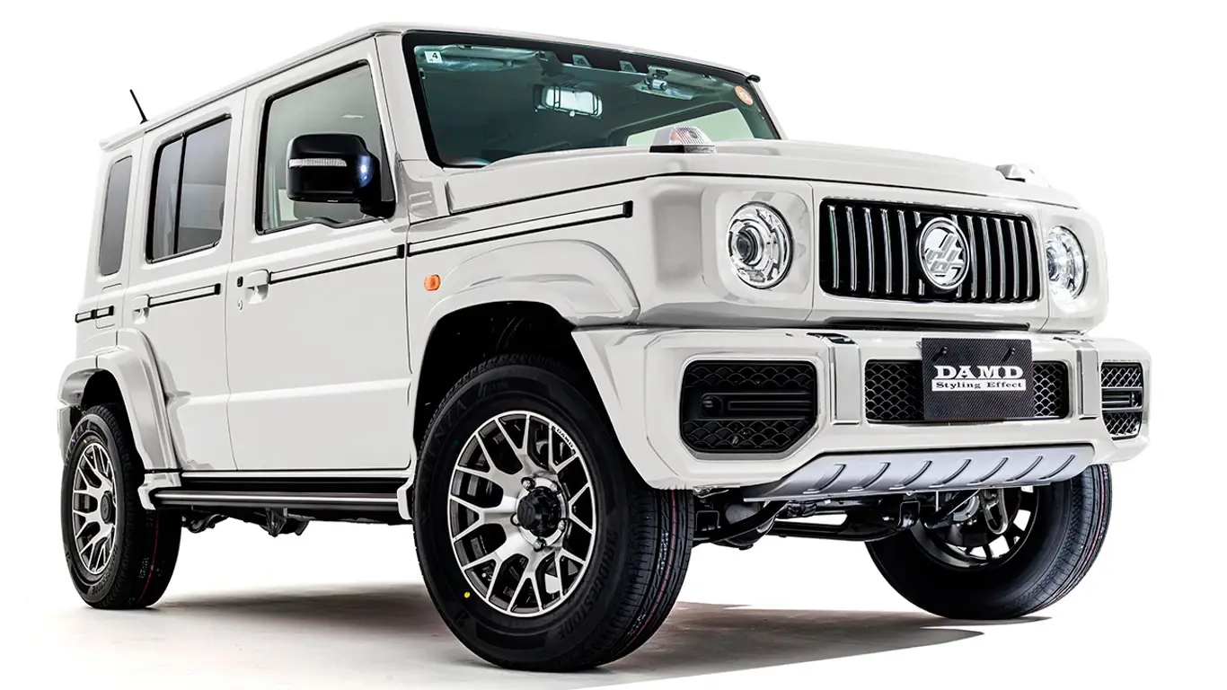 Suzuki Jimny Tuning-Paket von DAMD imitiert Mercedes-AMG G 63